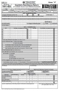 Form 1601-EQ