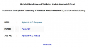 Just in: BIR Releases Alphalist Data Entry version 6.0