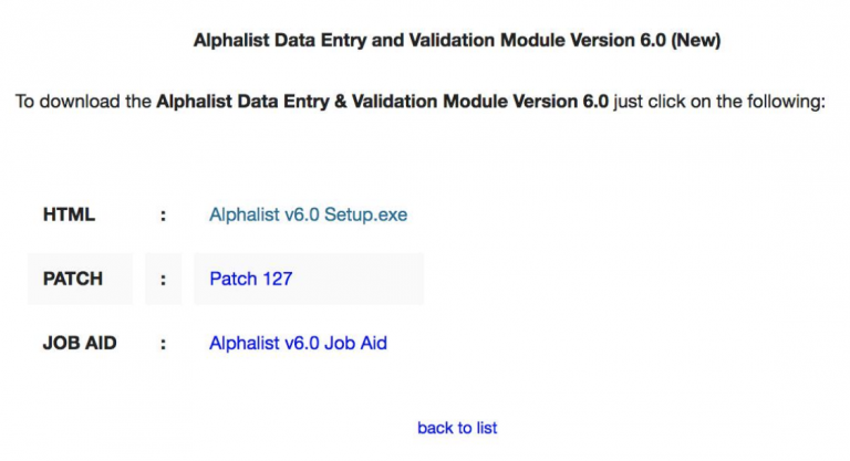 Just in: BIR Releases Alphalist Data Entry version 6.0