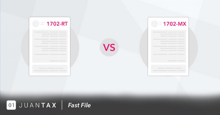Differences in BIR Income Tax Forms: ITR Form 1702-RT & 1702-MX