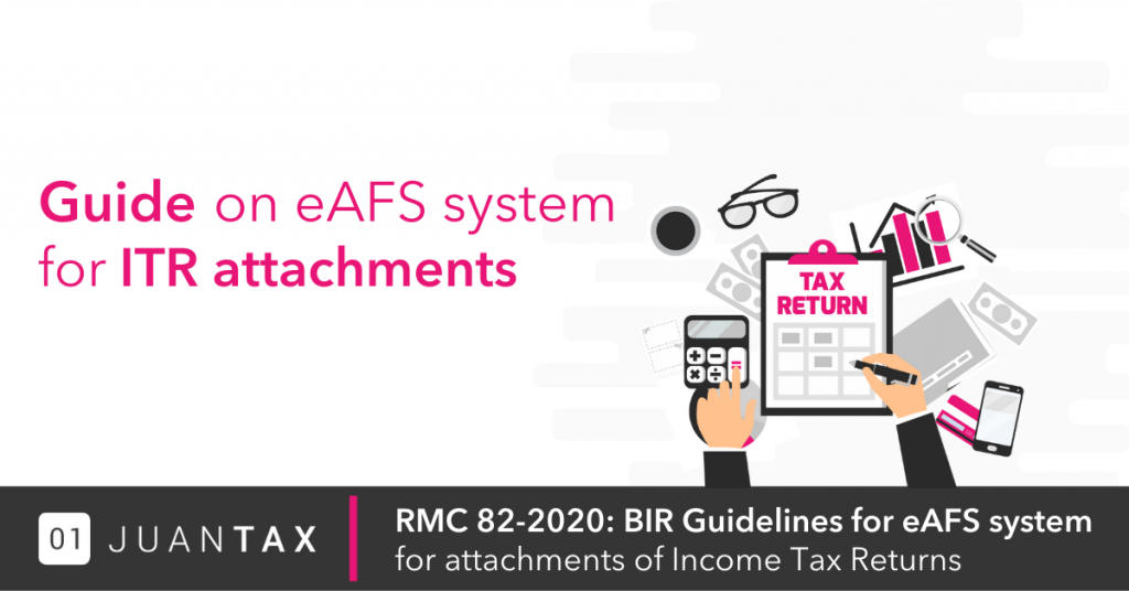 BIR Guidelines for eAFS system for attachments of ITR