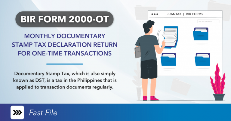 BIR Form 2000-OT - For Stamp and Tax Declaration BIR Form 2000-OT - For Stamp and Tax Declaration
